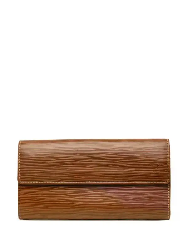 LOUIS VUITTON 2006 Epi Sarah Wallet Long Wallets