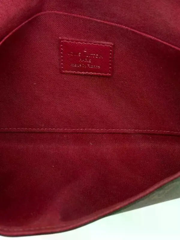 LOUIS VUITTON 2017 Monogram Pochette Felicie Crossbody Bag - Brown