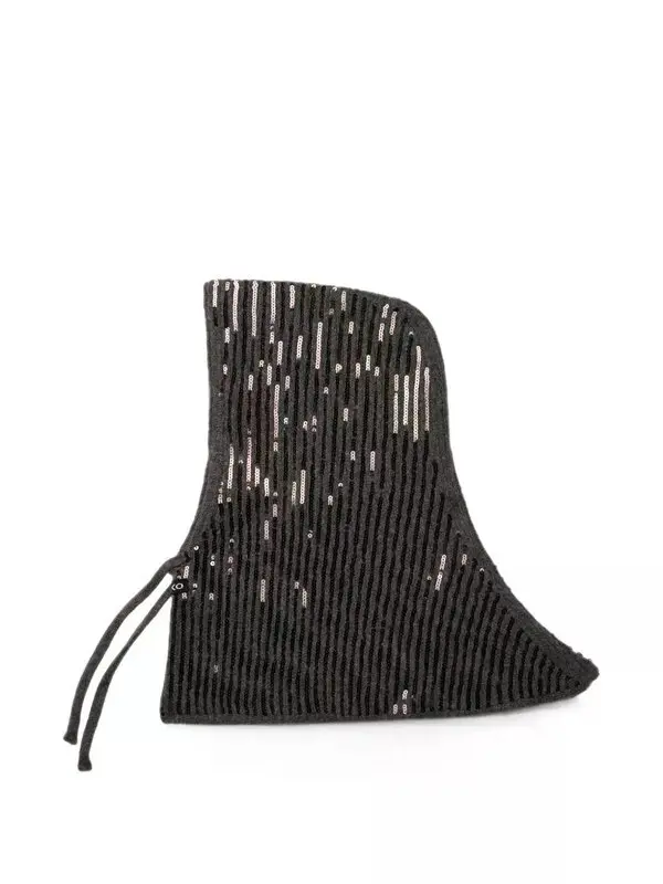 Pinko Balaclava With Adjustable Straps - Grey