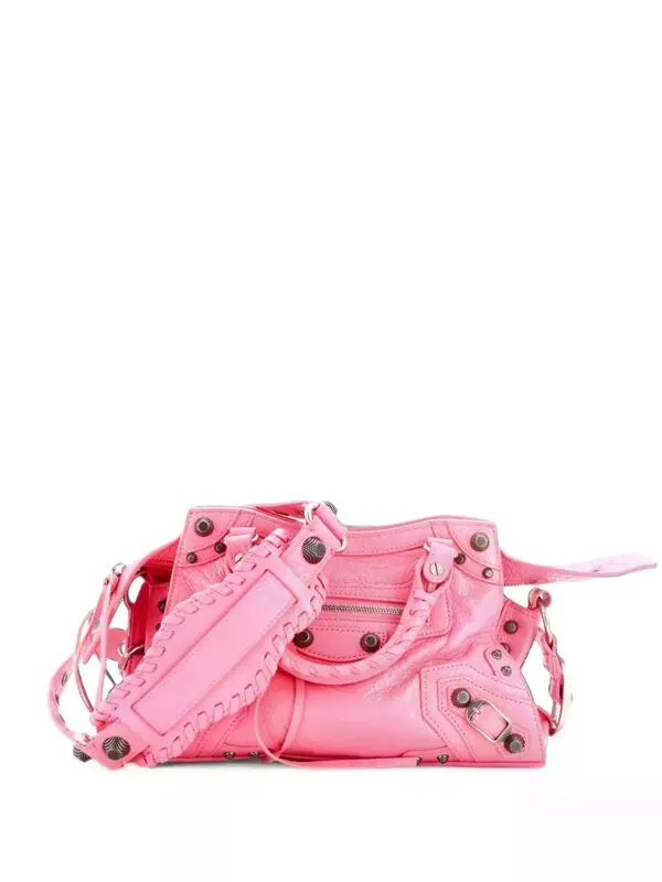 Balenciaga Neo Cagole City Bag Leather Xs Shoulder Bag - Pink