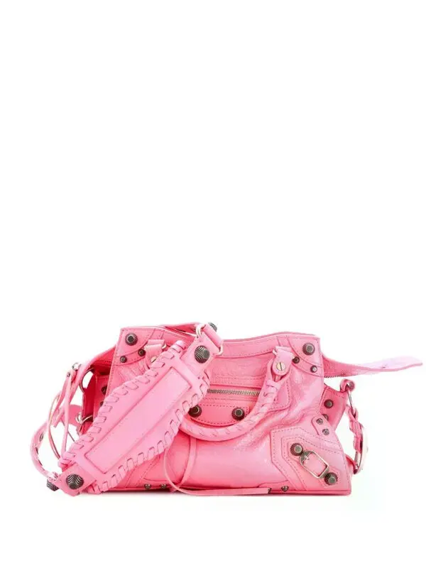 Balenciaga Neo Cagole City Bag Leather Xs Shoulder Bag - Pink