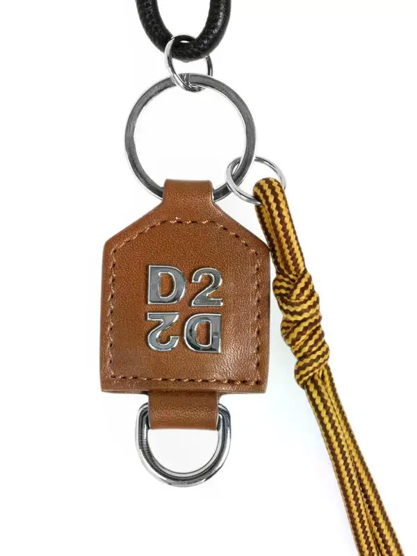 Dsquared2 Keychain With Logo - Neutrals