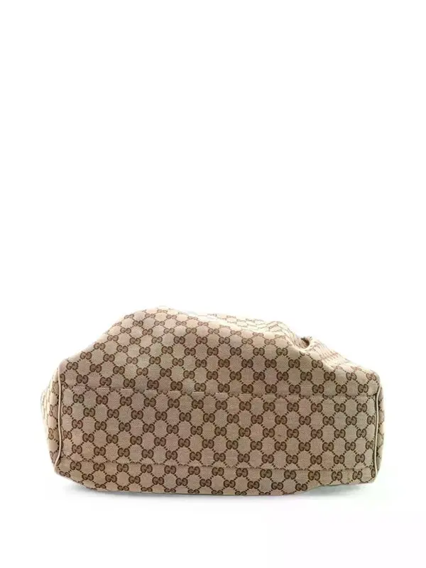 Gucci Sukey Gg Canvas With Leather Large Tote Bag