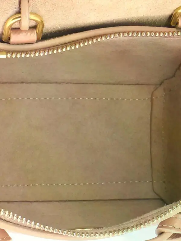 Celine Belt Bag Textured Leather Pico Shoulder Bag - Neutrals