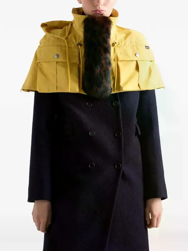 Prada Double-breasted Shetland-wool Coat