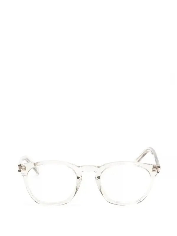Saint Laurent Round-frame Glasses - Neutrals
