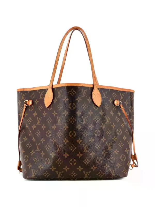 LOUIS VUITTON Neverfull Nm Monogram Canvas Mm Tote Bag - Brown