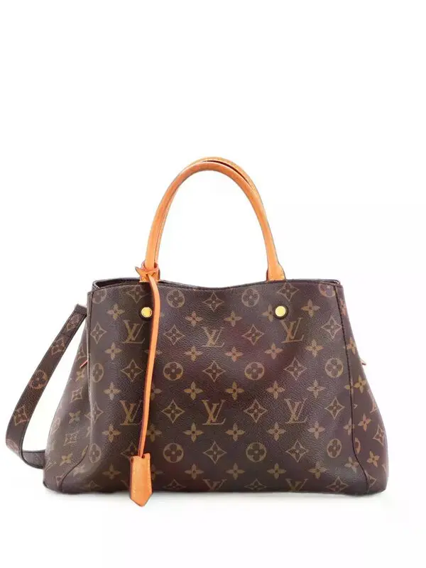 LOUIS VUITTON Montaigne Handbag Monogram Canvas Mm Tote Bag