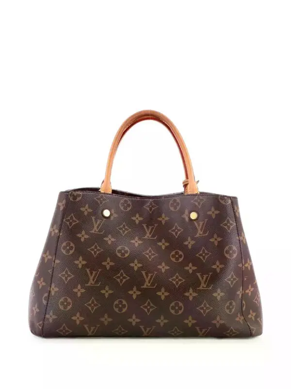 LOUIS VUITTON Montaigne Handbag Monogram Canvas Mm Tote Bag