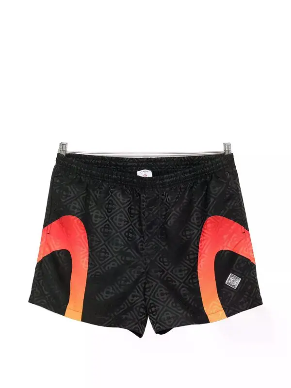 Casablanca Monogram-jacquard Swim Shorts