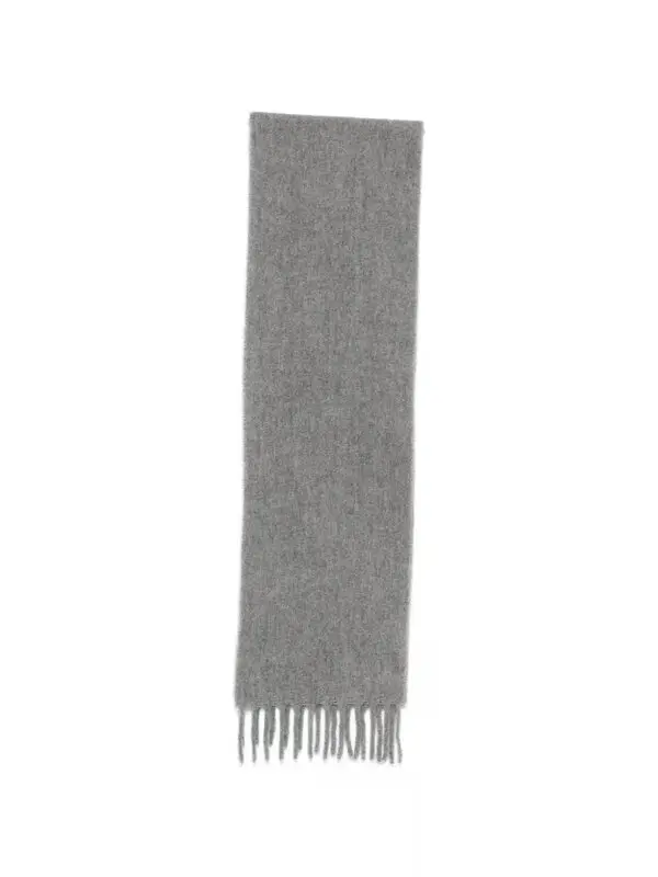 Lorena Antoniazzi Fringed-edge Scarf - Grey