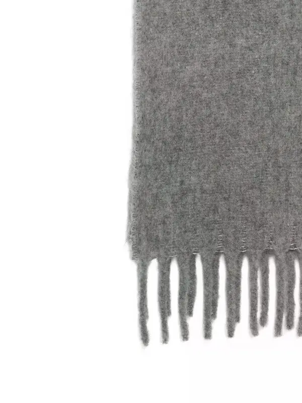 Lorena Antoniazzi Fringed-edge Scarf - Grey