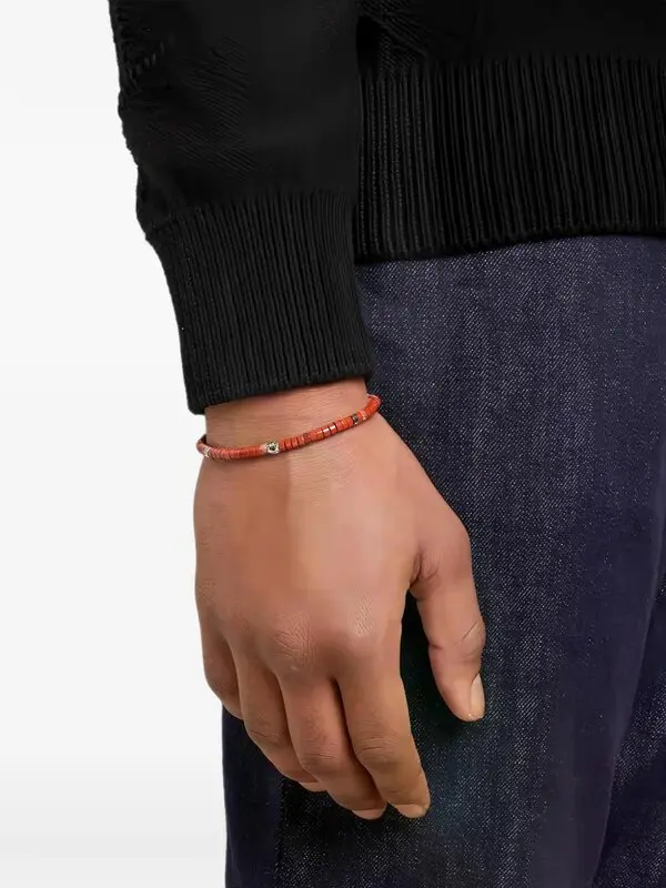 FERRAGAMO Beaded Gancini Bracelet