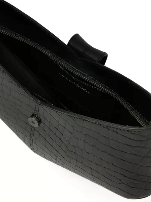 Karl Lagerfeld K/autograph Croc-effect Leather Shoulder Bag
