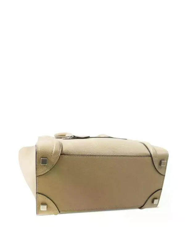 Celine 2019 Micro Drummed Calfskin Luggage Tote Bag