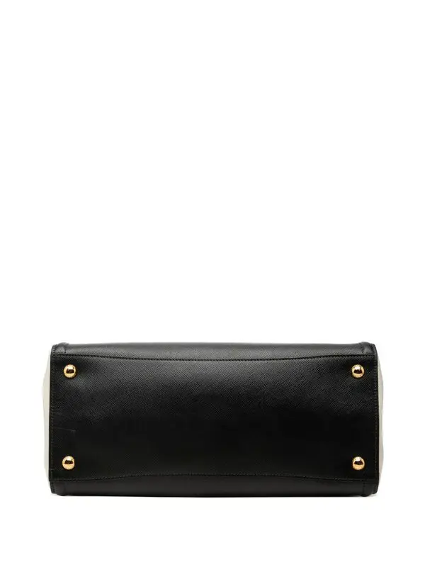 Prada 2013-2026 Medium Bicolor Saffiano Lux Galleria Satchel
