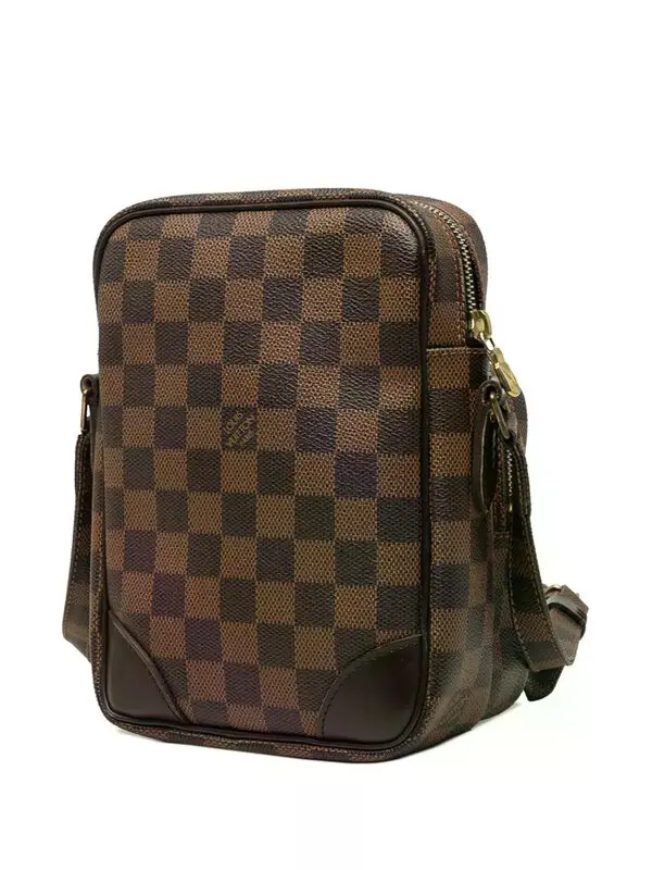 LOUIS VUITTON 2009 Damier Ebene Amazone Crossbody Bag