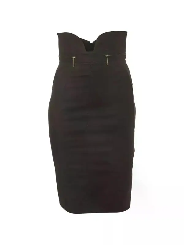 Elisabetta Franchi High-waisted Pencil Skirt - Black