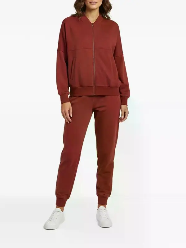 Brunello Cucinelli Zip-up Elasticated-ankles Track Suit - Red