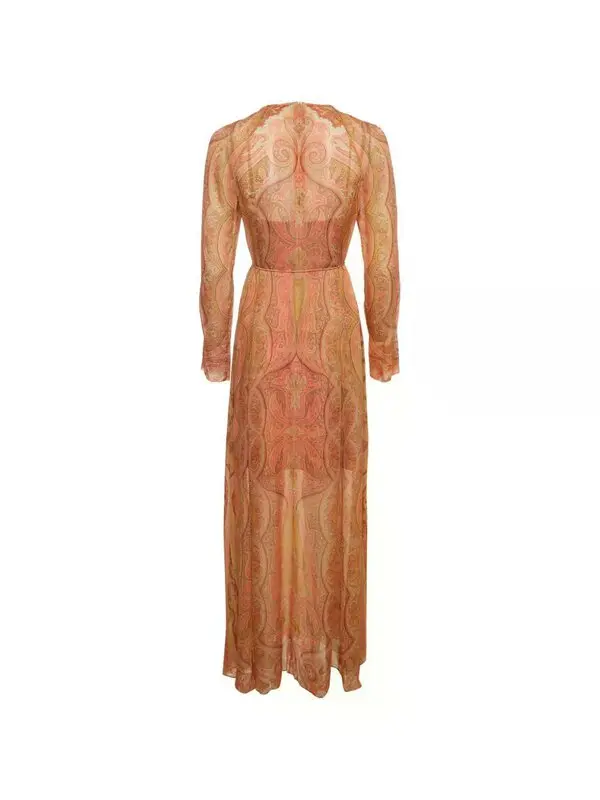 Zimmermann Paisley-print Long-sleeve Maxi Dress
