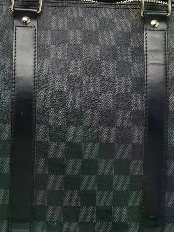 LOUIS VUITTON 55 Keepall Bandoulière Damier Graphite Holdall - Grey