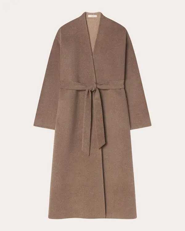 Co Double-faced Wool Cashmere Wrap
