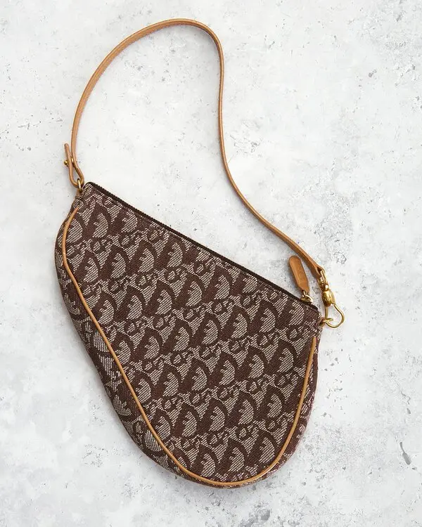 FWRD RENEW Dior Diorissimo Pochette Saddle Bag
