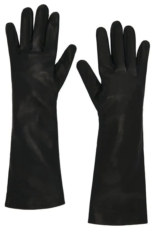 TOM FORD Soft Nappa Leather Long Gloves - Black