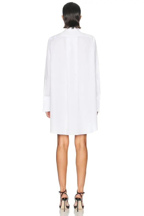 TOM FORD Twill Tuxedo Shirt Dress