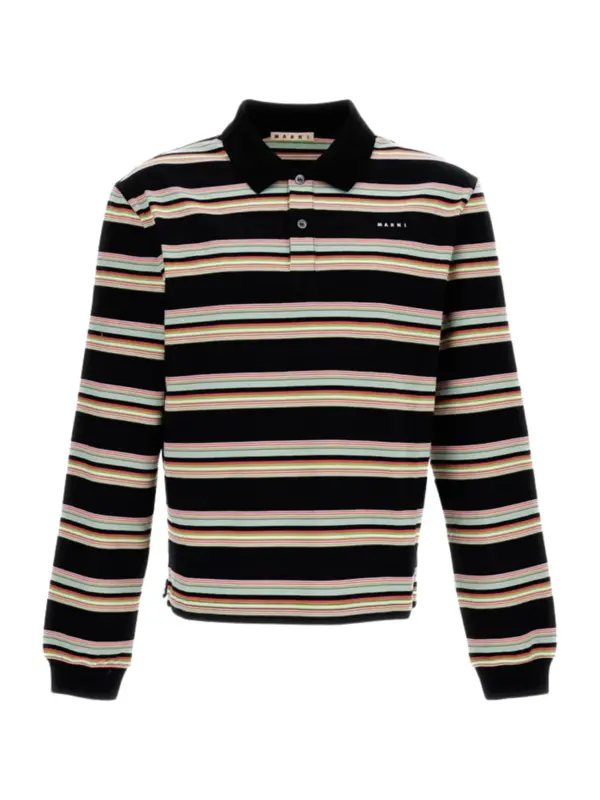 Marni Striped Polo Shirt