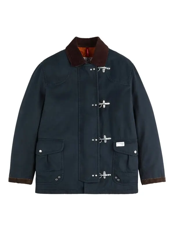 FAY 4-hook Jacket - Blue