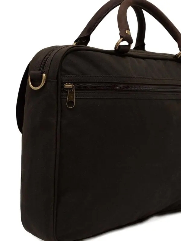 Barbour Waxed Leather Briefcase