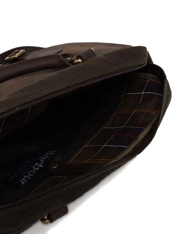 Barbour Waxed Leather Briefcase