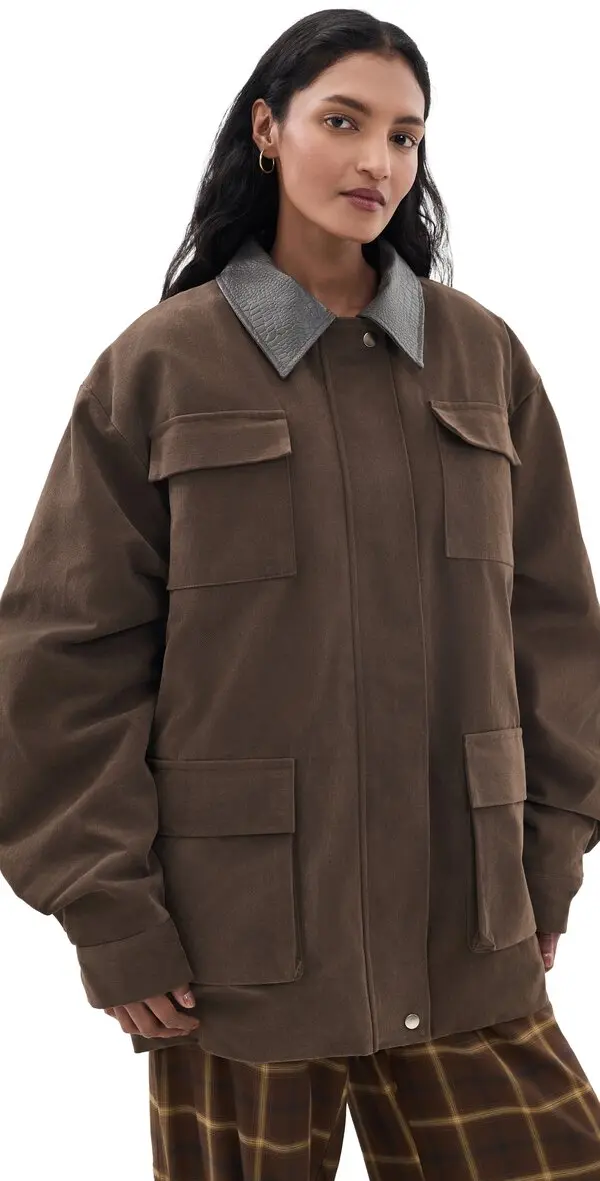Source Unknown Baia Fleece Barn Jacket