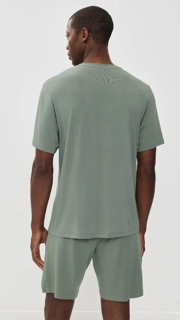 Eberjey Henry Short Pajamas Set - Desert Sage