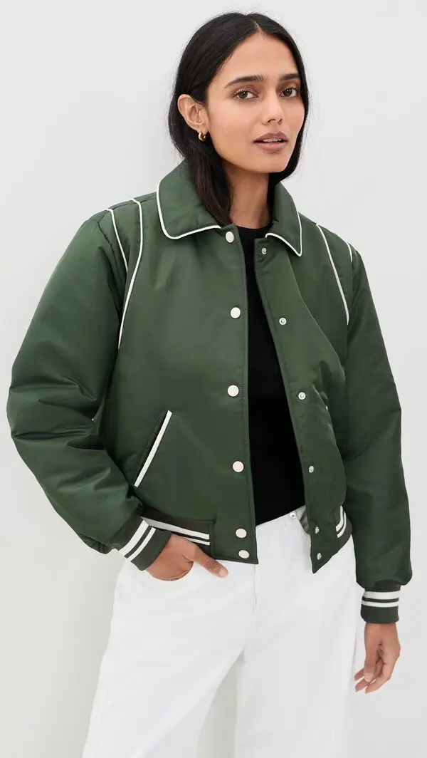 Blanknyc Game Face Bomber Jacker