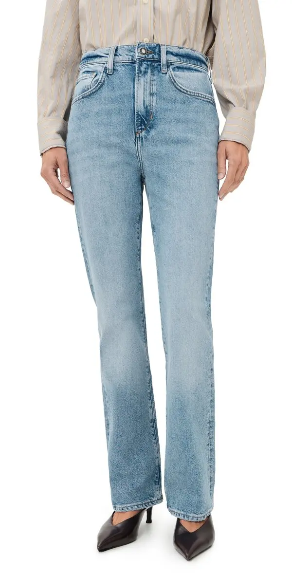 FAVORITE DAUGHTER The Petite Shortie Valentina Boot Jeans - Geneva