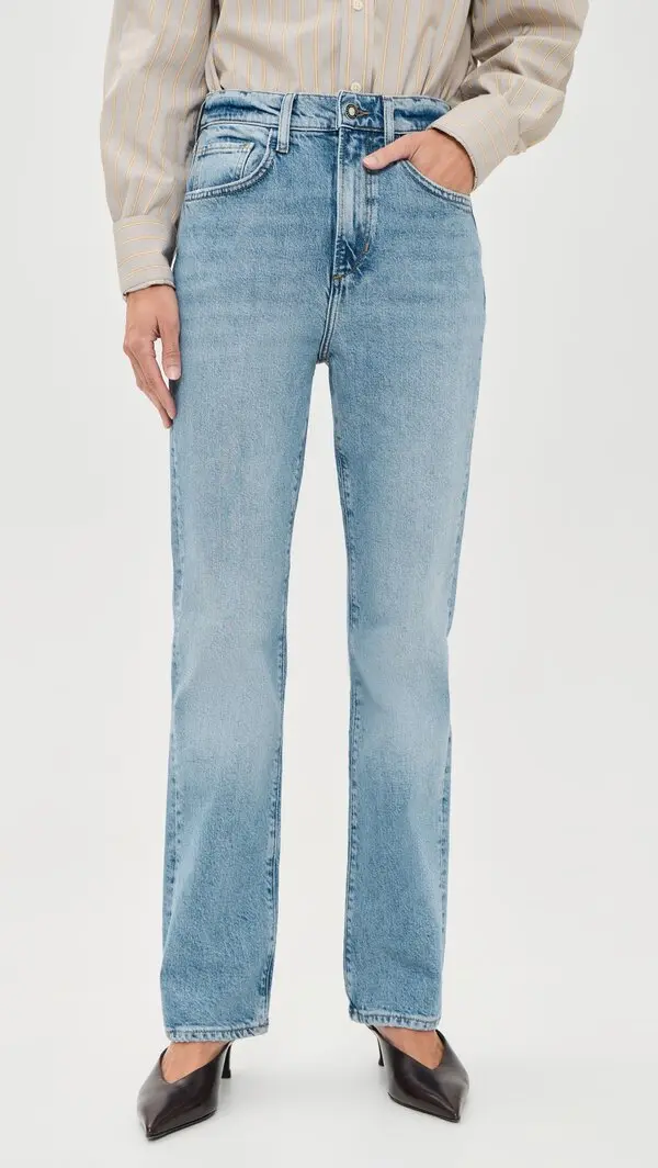 FAVORITE DAUGHTER The Petite Shortie Valentina Boot Jeans