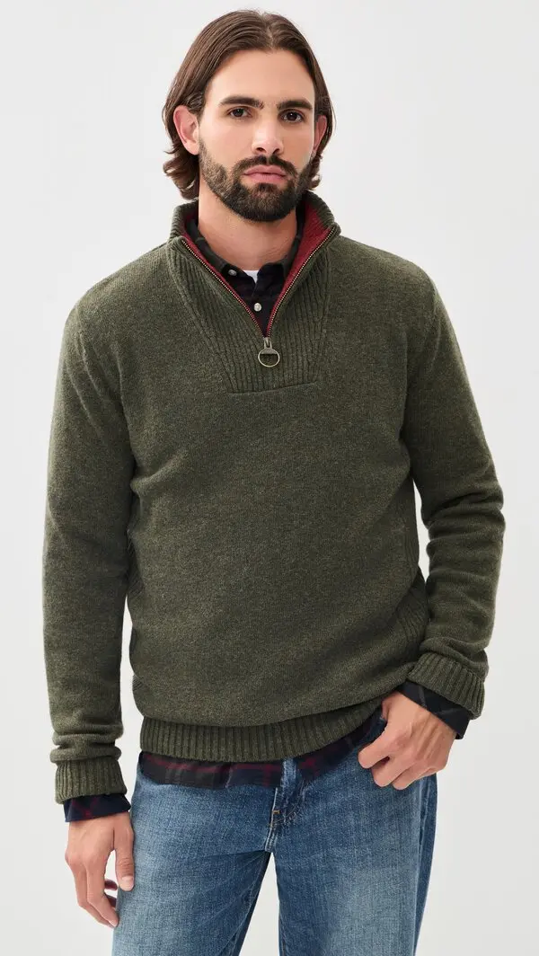 Barbour Nelson Quarter Zip Sweater