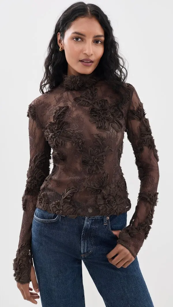 AKNVAS Freja Lace Top