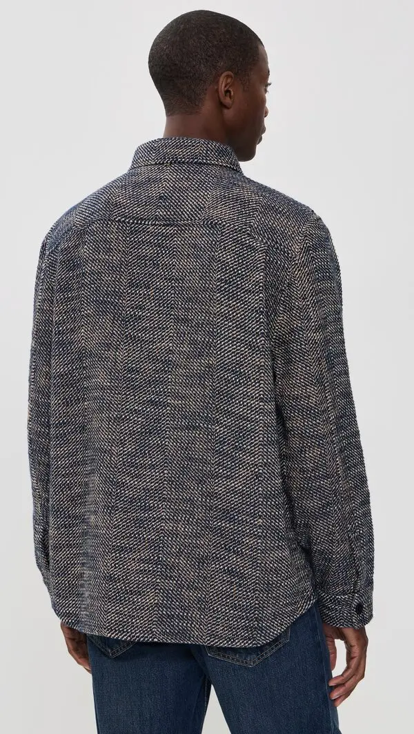 Billy Reid Herringbone Cpo Overshirt