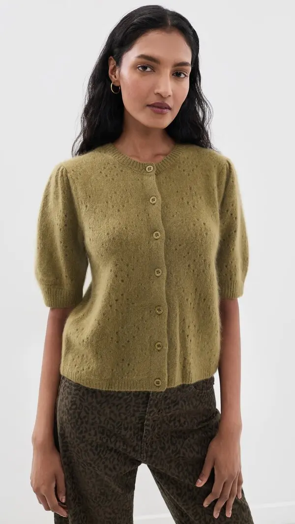 FRAME The Cashmere Airy Cardigen