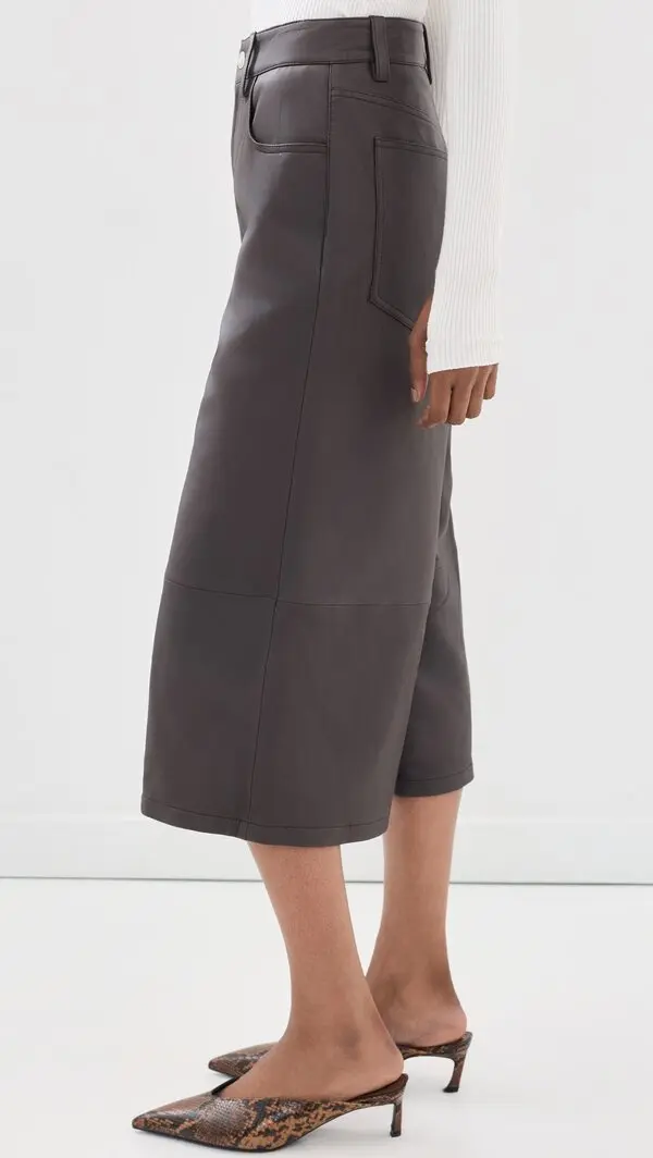 Staud Hunter Leather Culottes