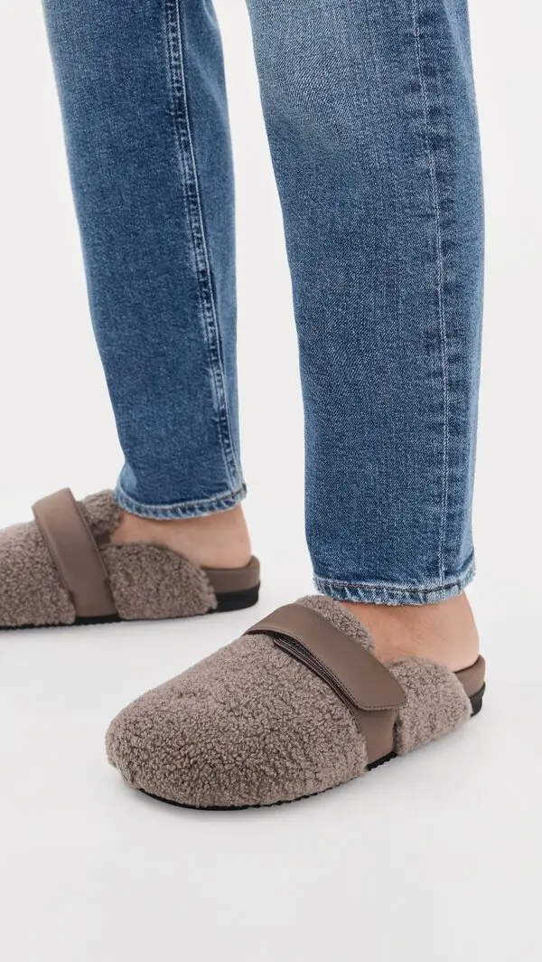 ROAM Fuzzy Loafer Mules