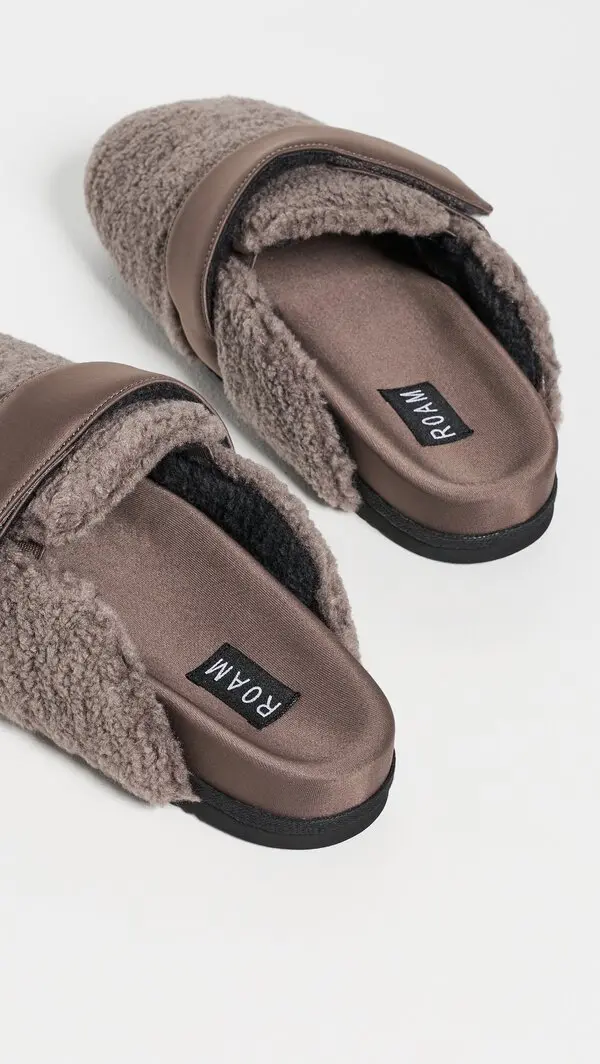 ROAM Fuzzy Loafer Mules