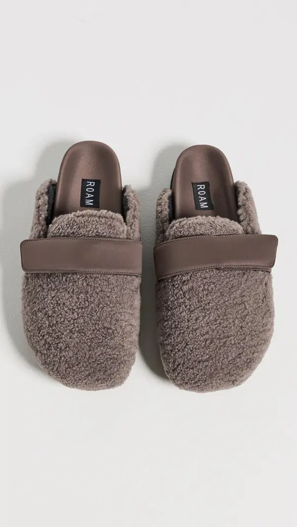 ROAM Fuzzy Loafer Mules