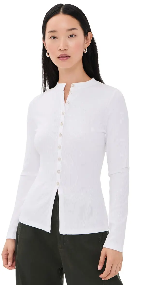 ALIGNE Daphne Ribbed Top