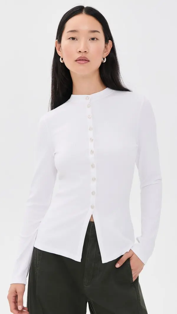 ALIGNE Daphne Ribbed Top