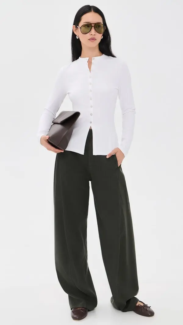 ALIGNE Daphne Ribbed Top