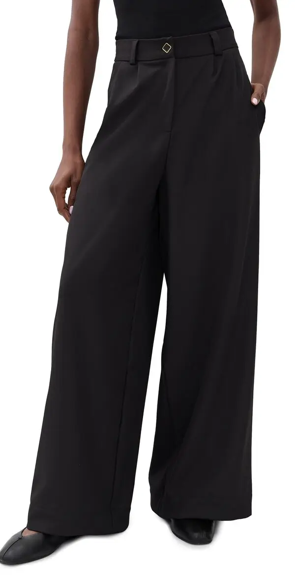 THE LULO PROJECT Sandstone Pants - Black01